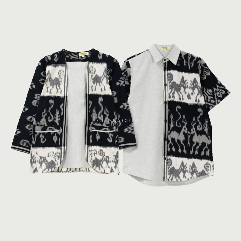 Jual Couple Set Tenun 63 Hitam | Shopee Indonesia