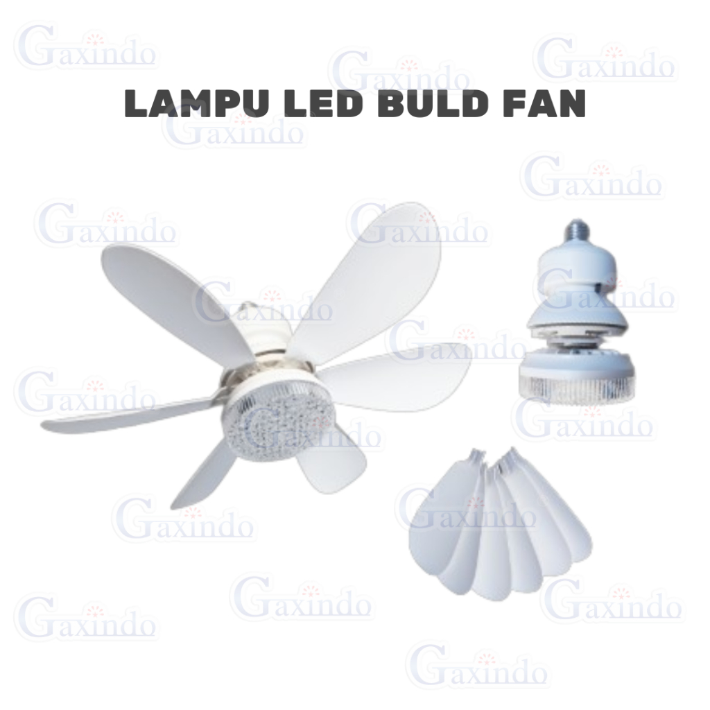 Jual LAMPU LED BULD KRISTAL FAN E27 L372 LAMPU ATAP PLAFON KAMAR ...