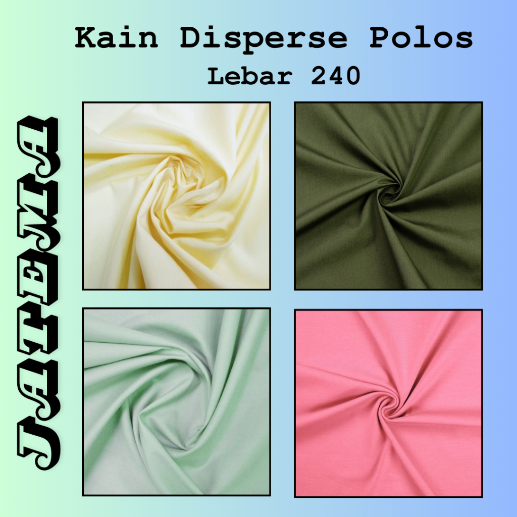 Jual KAIN KATUN DISPERSE MICROTEX / POLYMICRO / KAIN SPREI POLOS 100 ...