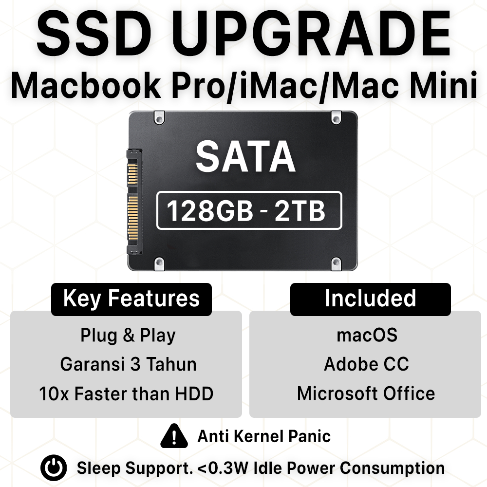 Jual SSD Macbook Pro 512GB/1TB 2009 2010 2011 2012 A1278 A1286 | Shopee ...
