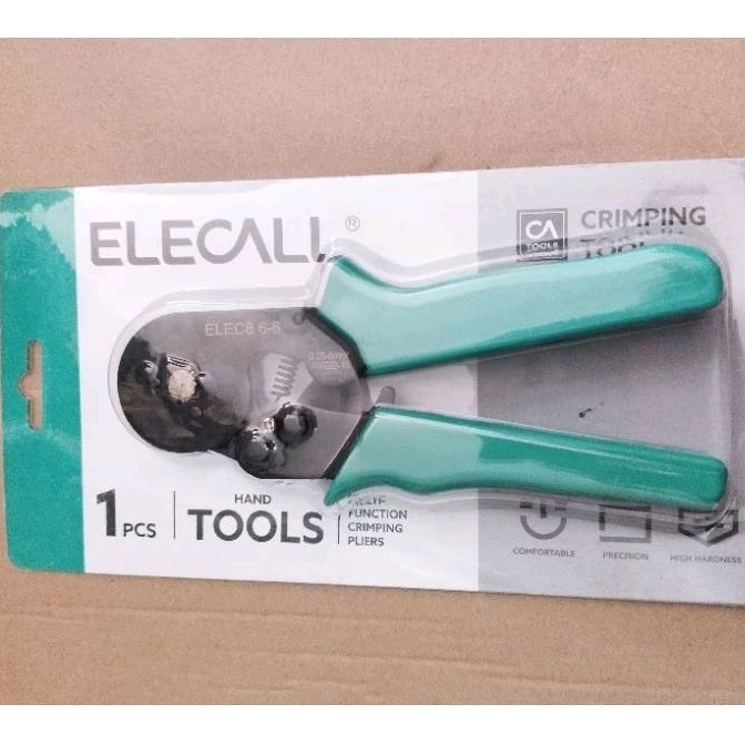 Jual Tang Crimping Skun Elecall 6-6 AWG 23-10 Cable/Ferrules Plato 0,25 ...