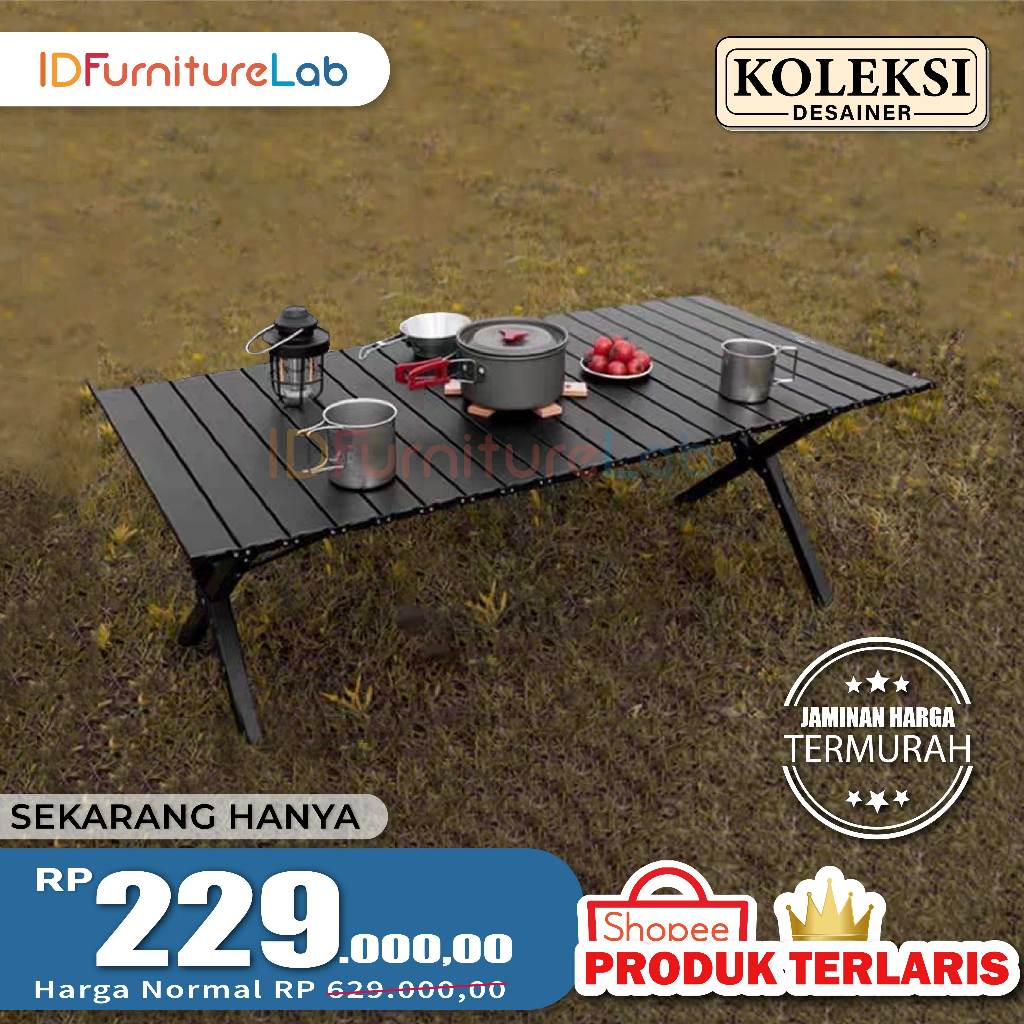 Jual [IDFL] │ MONIA WAIKOLA MEJA CAMPING P-90cm P-120cm | Shopee Indonesia