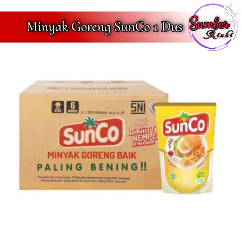 Jual Minyak Goreng SUNCO 1 DUS PROMO | Shopee Indonesia