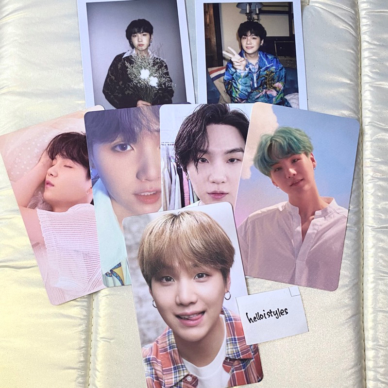 Jual Photocard SUGA BTS Yoongi Love Yourself Her Tear Samsung Melet PTD ...