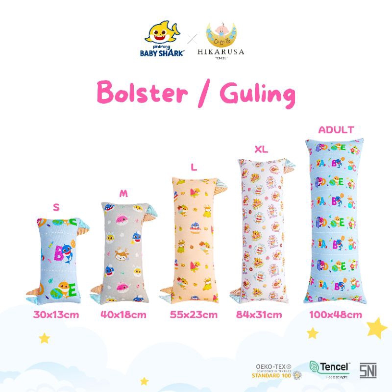 Jual HIKARUSA Guling S M L XL baby shark pingfong / Hikarusa bantal ...