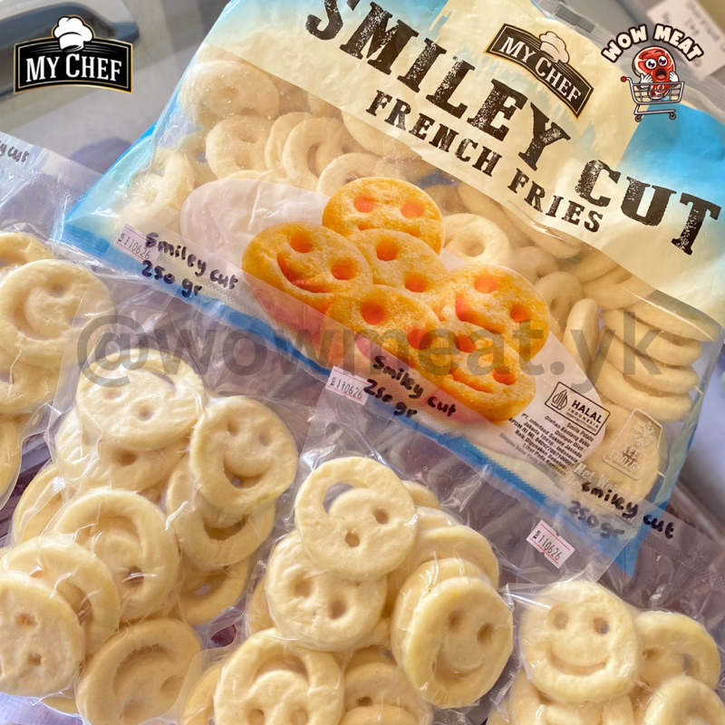 Jual Kentang Goreng Smiley Cut My Chef 250 Gr | French Fries Smile Cut ...