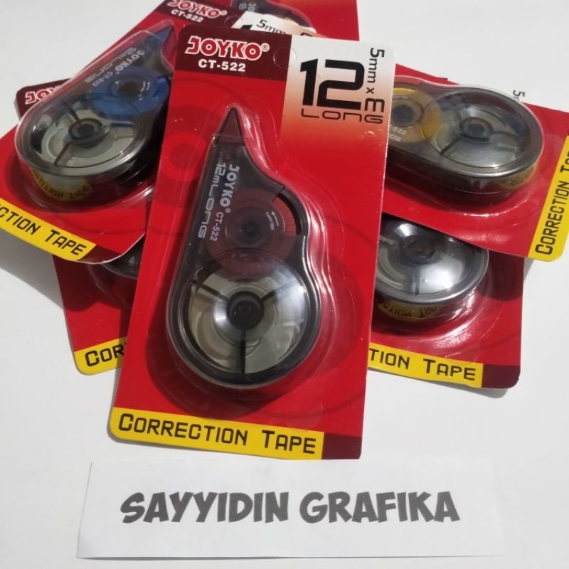 Jual Tipe X Trondol / Correction Tape Joyko CT-522 12m | Shopee Indonesia