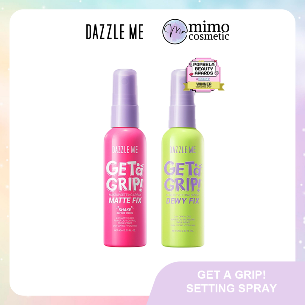 Jual DAZZLE ME Get a Grip! Setting Spray Make Up Tahan Lama | Shopee ...