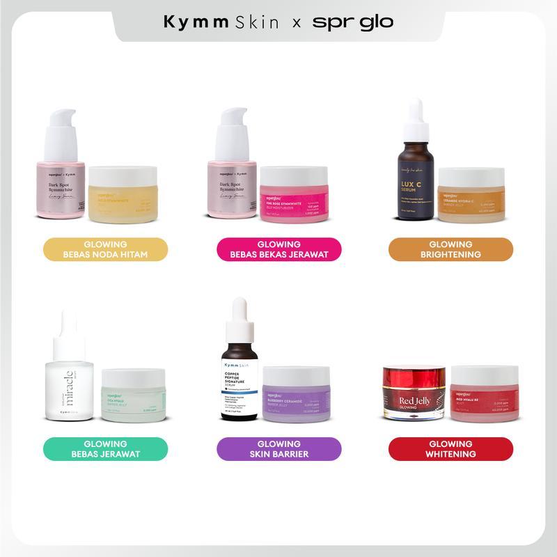 Jual KYMM SKIN X Superglow | Serum + Moisturizer Jelly | Perawatan ...