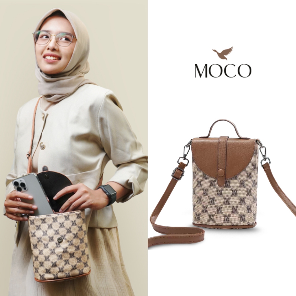 Jual MOCO Fashion Tas HP Sling Bag Wanita Dompet Muat Phone Tali Lucu ...