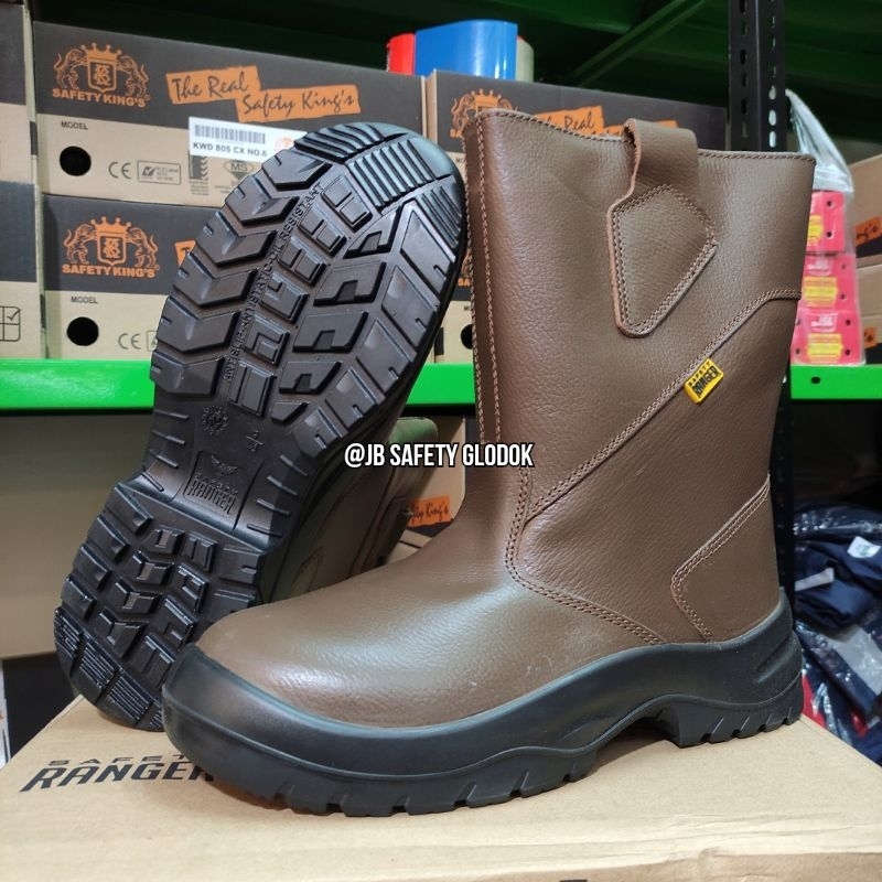 Jual SAFETY RANGER - Sepatu Safety Boots Ranger Rakshasa Brown - Safety Shoes Boots Ranger ...