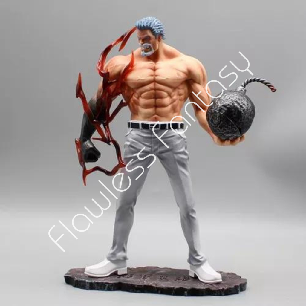 Jual One Piece Monkey D Garp Anime Statue Standing Figure | Shopee ...