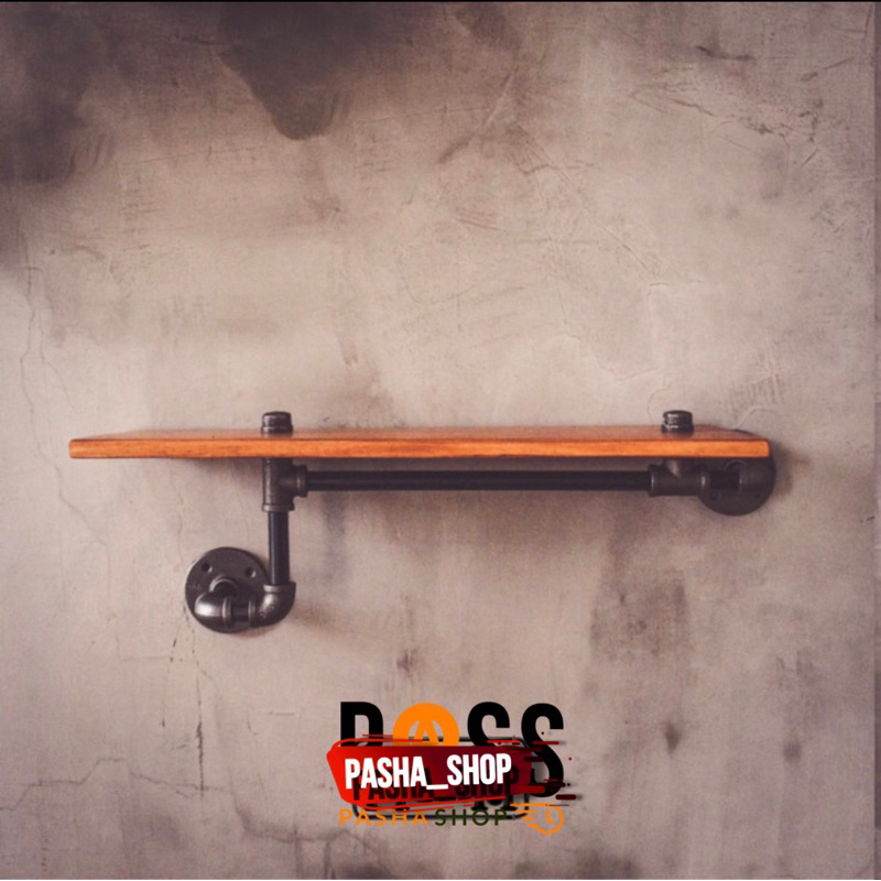 Jual Rak industrial - Rak minimalis - Rak dinding - Rak cafe - Rak kayu ...