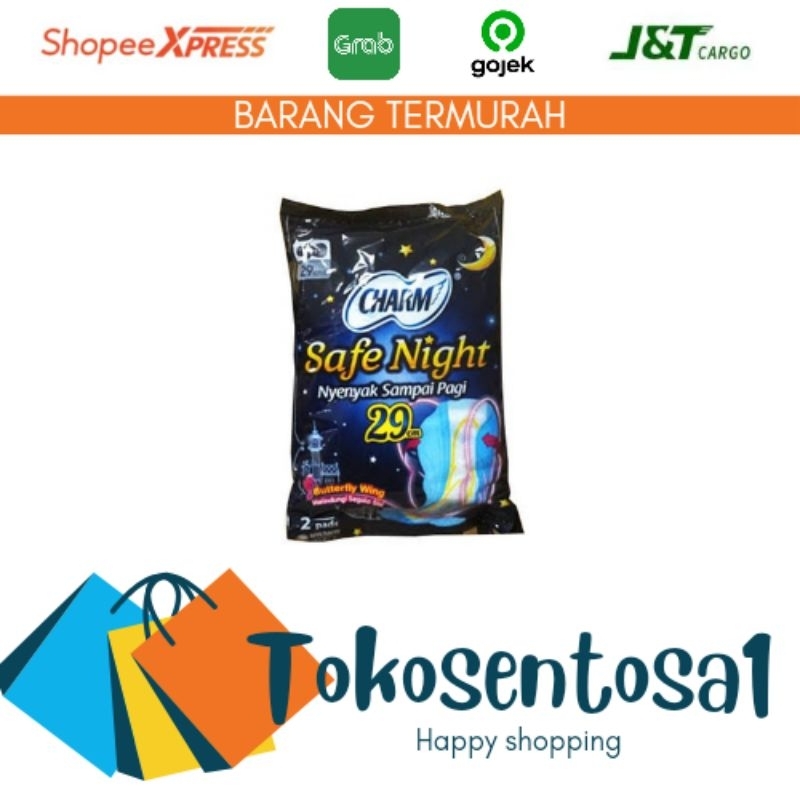 Jual CHARM SAFE NIGHT 290 / 1 DUS | Shopee Indonesia
