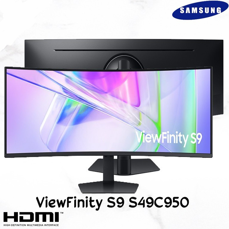 Jual Monitor Samsung ViewFinity S9 49" LS49C950UAEXXD S95 CURVED DUAL ...