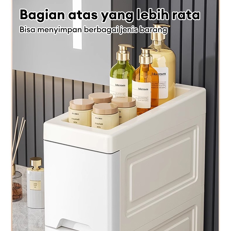 Jual Rak Dapur Kablnet Laci Plastik Dengan ada roda Rak Susum Rak ...
