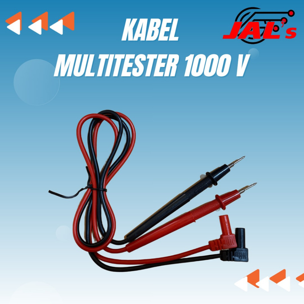 Jual Kabel Multimeter 1000 V 10A Kabel Tester Avometer Probe Drat Biasa ...