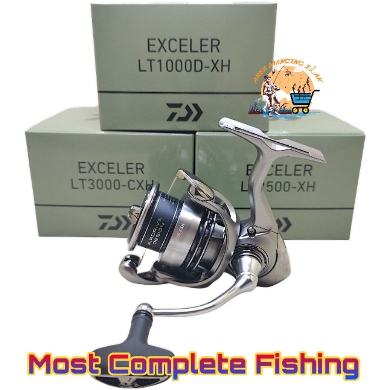 Jual Reel DAIWA EXCELER LT 1000D-XH 2500-XH 3000-CXH 2023 | Shopee ...