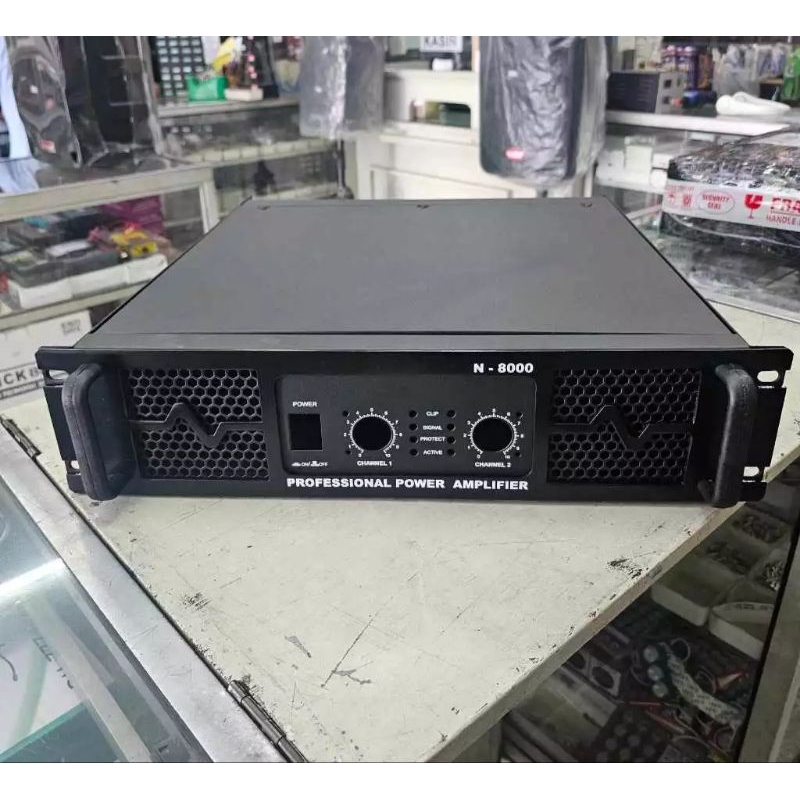Jual Bok power amplifier tipe N8000 2.5U 2chanel warna hitam | Shopee Indonesia
