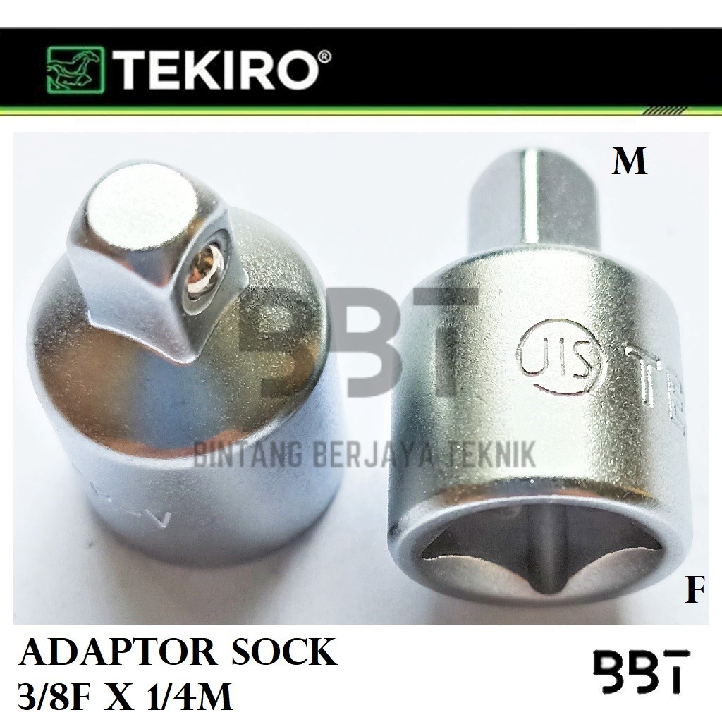Jual Tekiro Adaptor Sock 3/8 Ke 1/4 / Adaptor Sok 3/8F x 1/4M ...