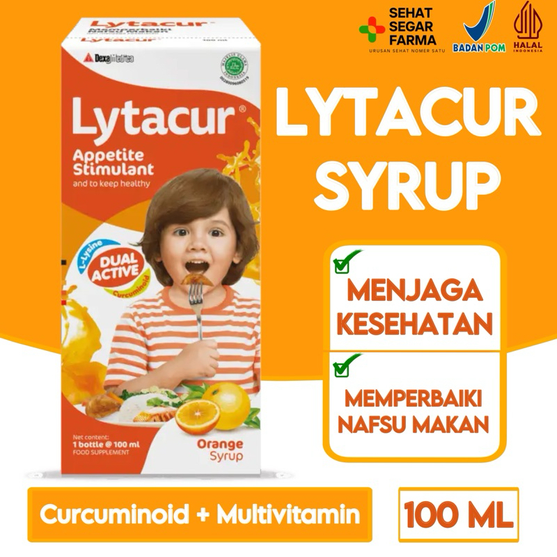 Jual TERLARISSS !!! LYTACUR SYRUP 100 ML MULTIVITAMIN MENINGKATKAN ...