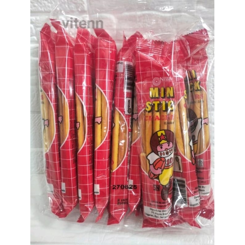 Jual biskuit mini stick 25gr Nissin isi 10pak | Shopee Indonesia