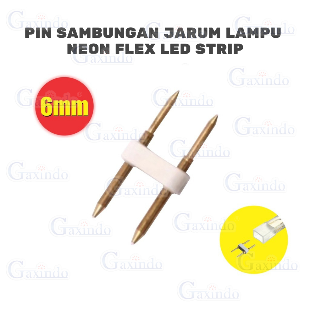Jual PIN SAMBUNGAN JARUM LAMPU NEON FLEX LED STRIP 5050 E1034 PIN ...