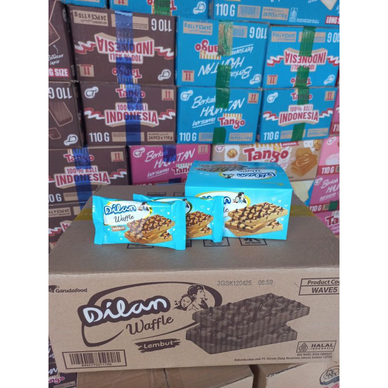 Jual Dilan waffle 16 gram 1 dus isi 12 box 1 box isi 12 pcs | Shopee ...