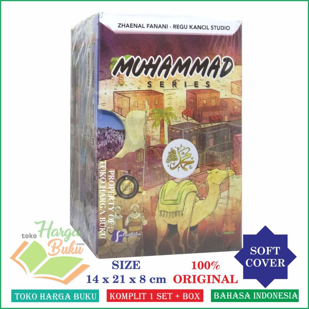 Jual BOX Komik Muhammad Series Paket 5 Buku Jilid 1 2 3 4 5 LENGKAP Buku Anak Sirah Nabawiyah ...