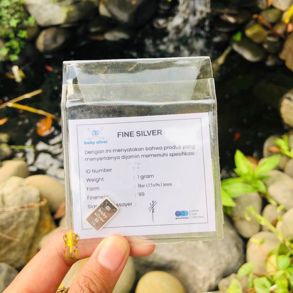 Jual BABY SILVER PERAK ASLI 99% FINE SILVER MURNI LOGAM MULIA PERAK ...
