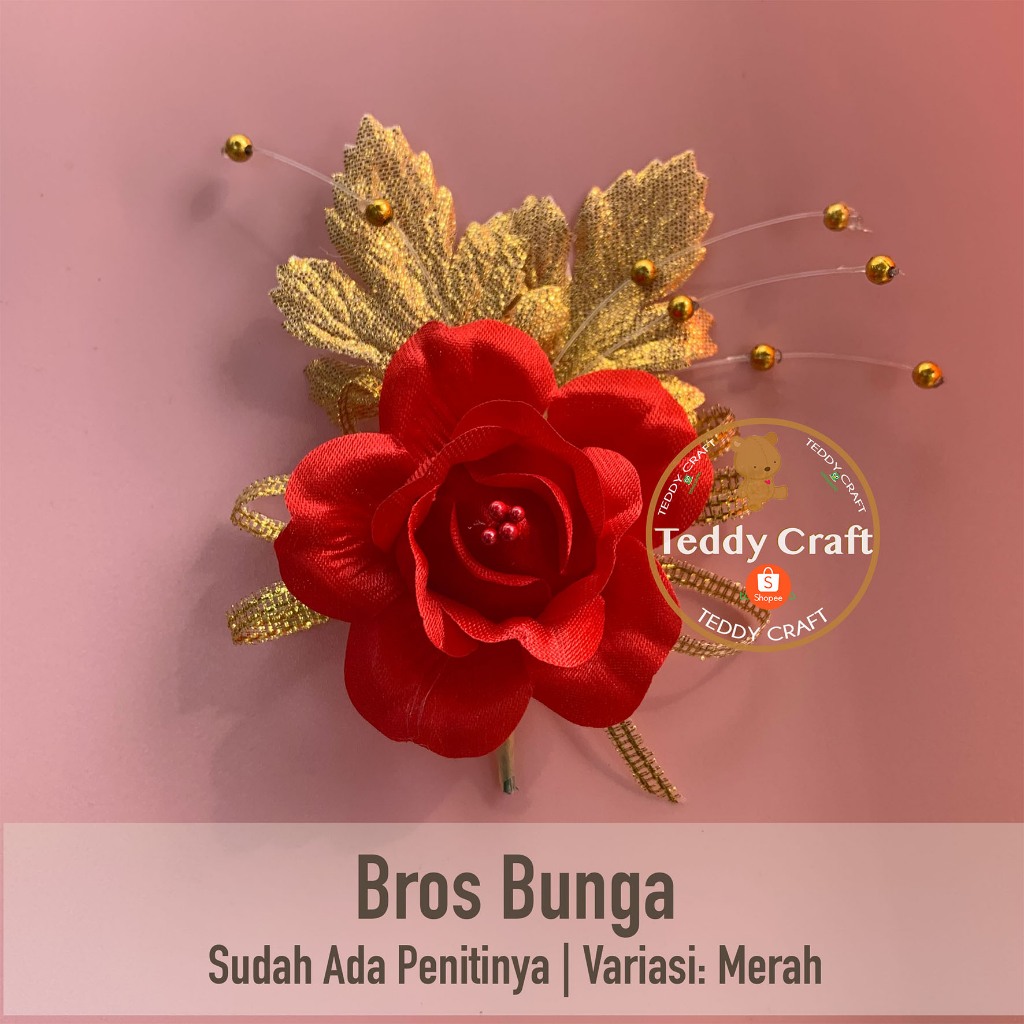 Jual Bros Bunga - Korsase Bunga - Bunga Jas - Tanda Panitia - Wedding ...