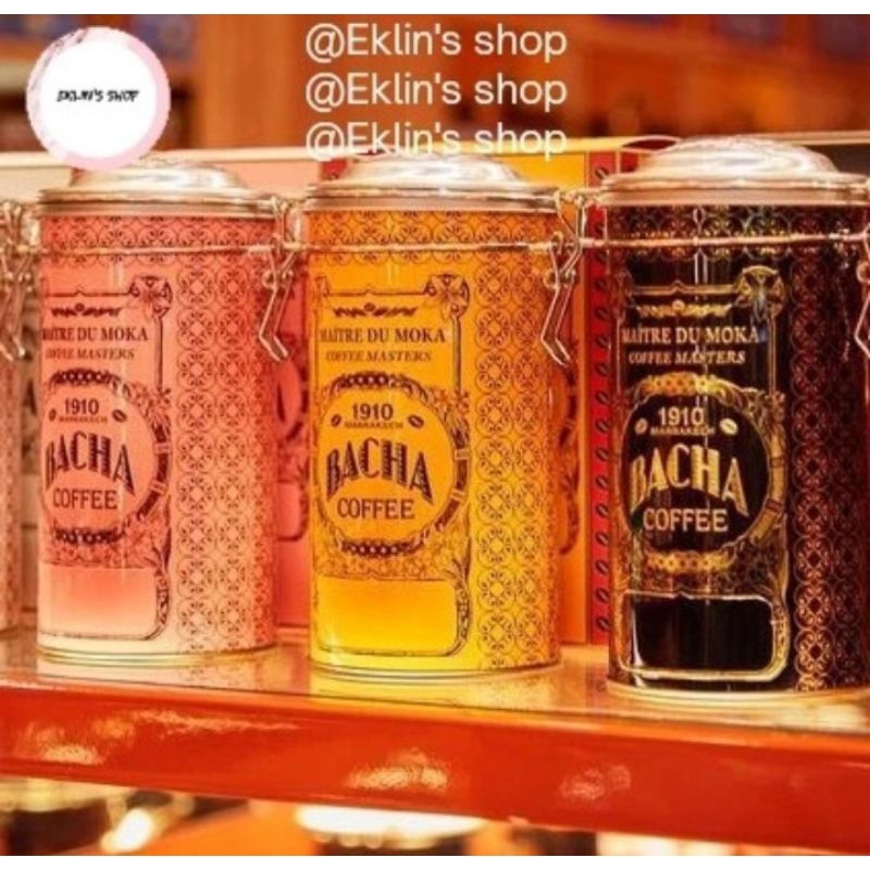 Jual bacha coffee 1910 marrakech fine blended ground coffee | Shopee ...
