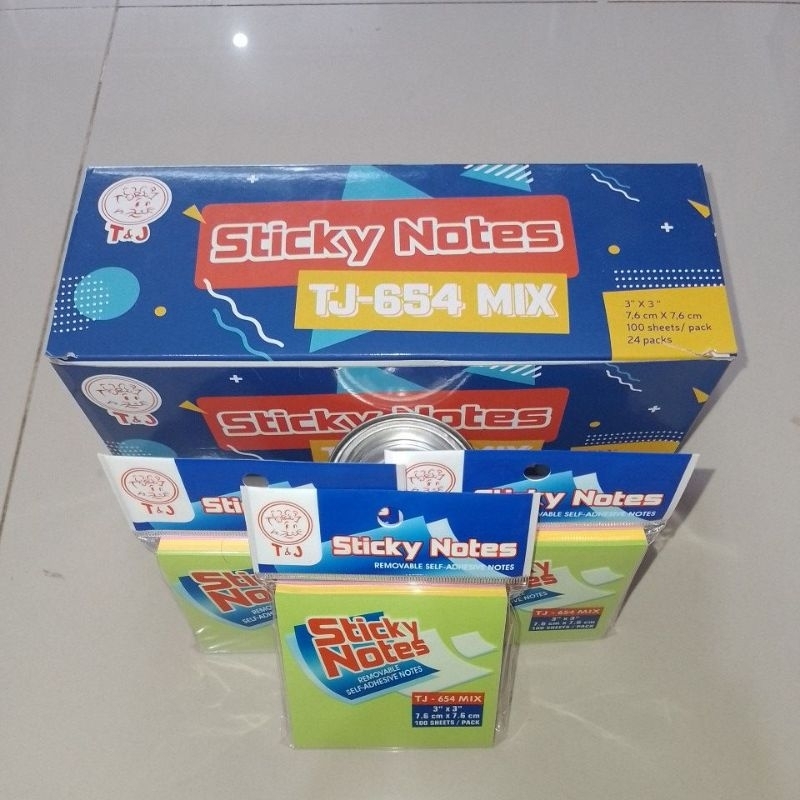 Jual Penanda Buku Sticky Notes TJ 654 Mix ( Pcs ) [ Original ] | Shopee ...