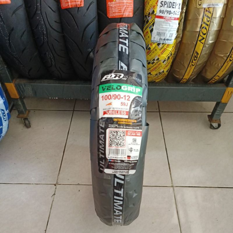 Jual FDR VELOGRIP 100/90 ring 12 Tubeless | Shopee Indonesia