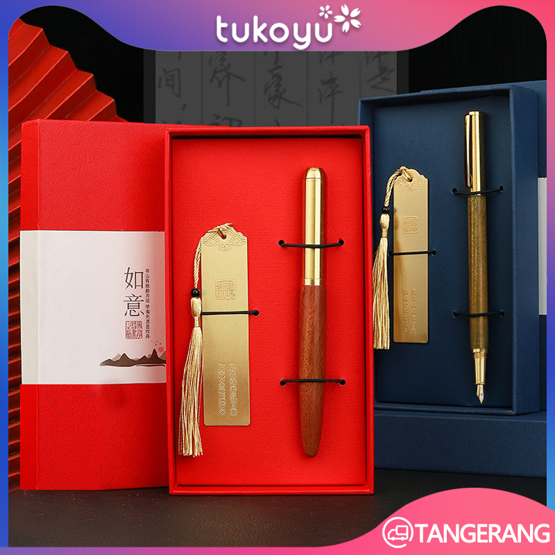 Jual Set Kotak Hadiah Penanda Pena/Fountain Pena Gift Box Set | Shopee ...