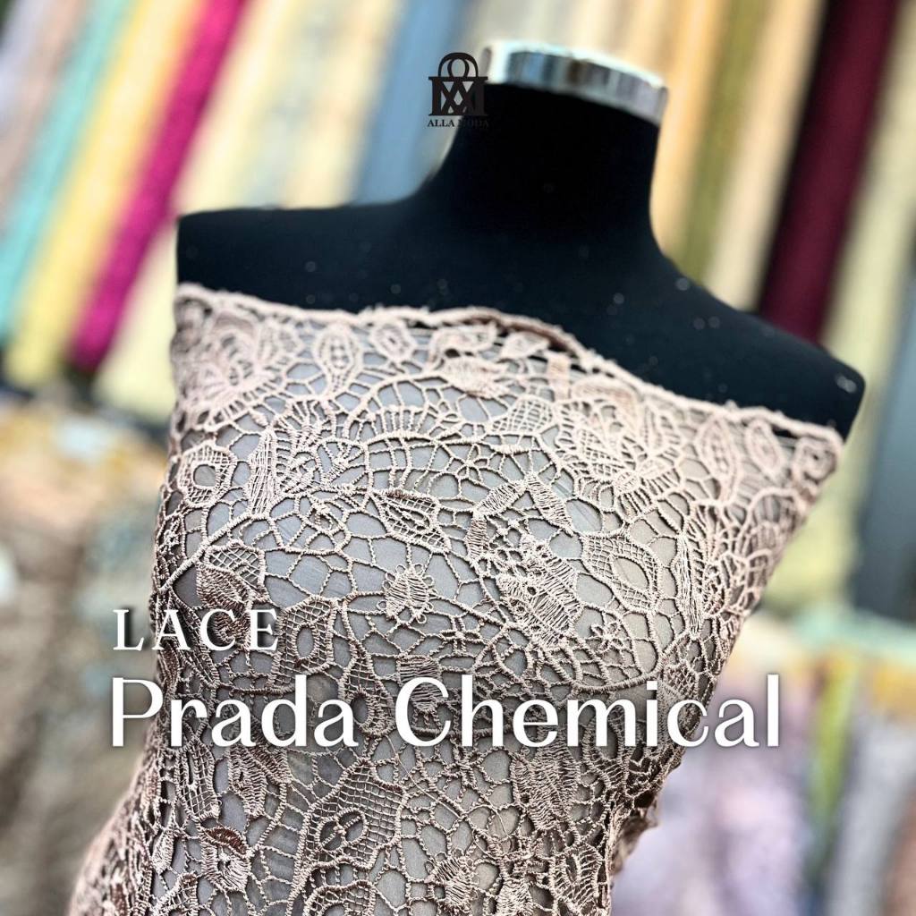 Jual Kain Brokat Prada per 0,5 m/Kain Cotton Lace Prada Kode 1047 ...
