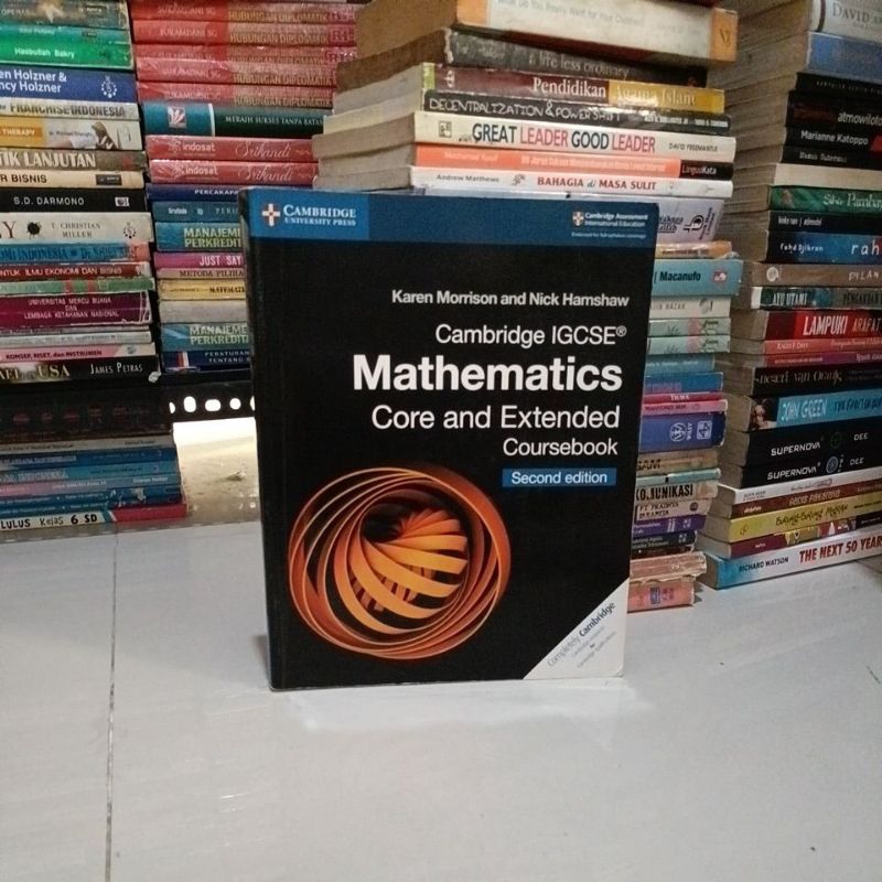 Jual buku original - Cambridge igcse mathematics core and extended coursebook by karen morrison ...