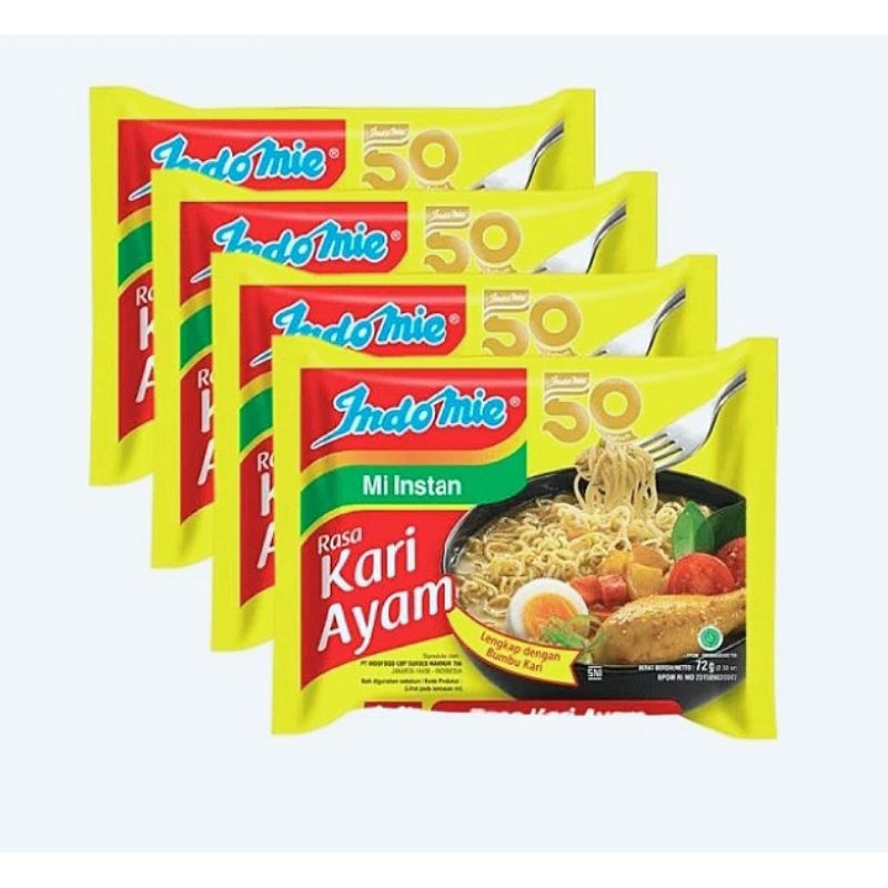 Jual indomie Mie Instan kuah Rasa Kari Ayam isi 5 Pcs | Shopee Indonesia