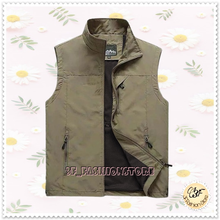 Jual 3F_FASHIONSTORE // ROMPI AUTDOOR lapangan MULTIFUNGSI VEST ...
