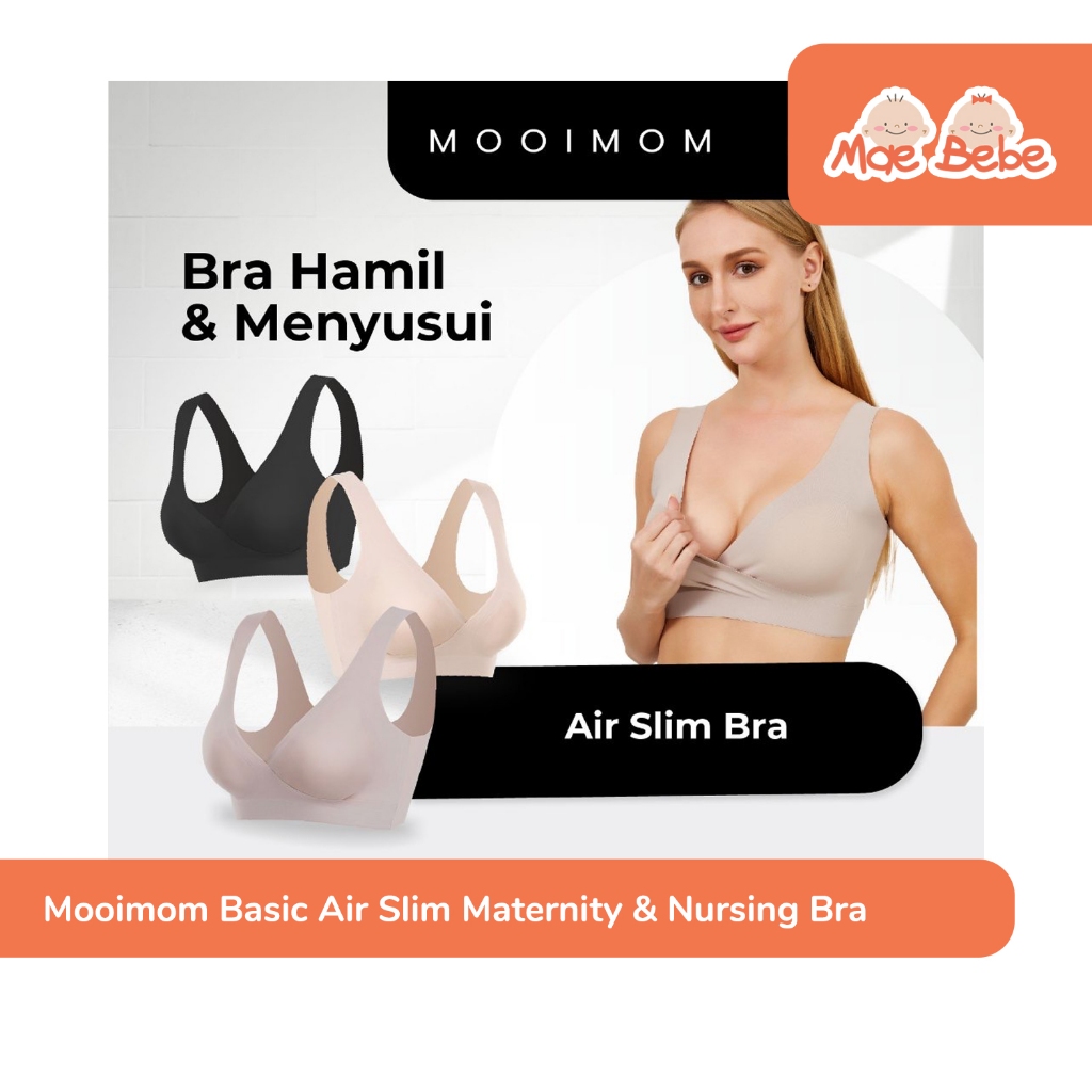 Jual Mooimom Basic Air Slim Maternity & Nursing Bra Ibu Hamil & Menyusui B2106 | Shopee Indonesia