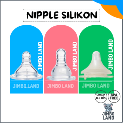 Jual Jimbo Land Dot Bayi/Ninio Dot Nipple Silikon Teat Deluxe Size S M ...