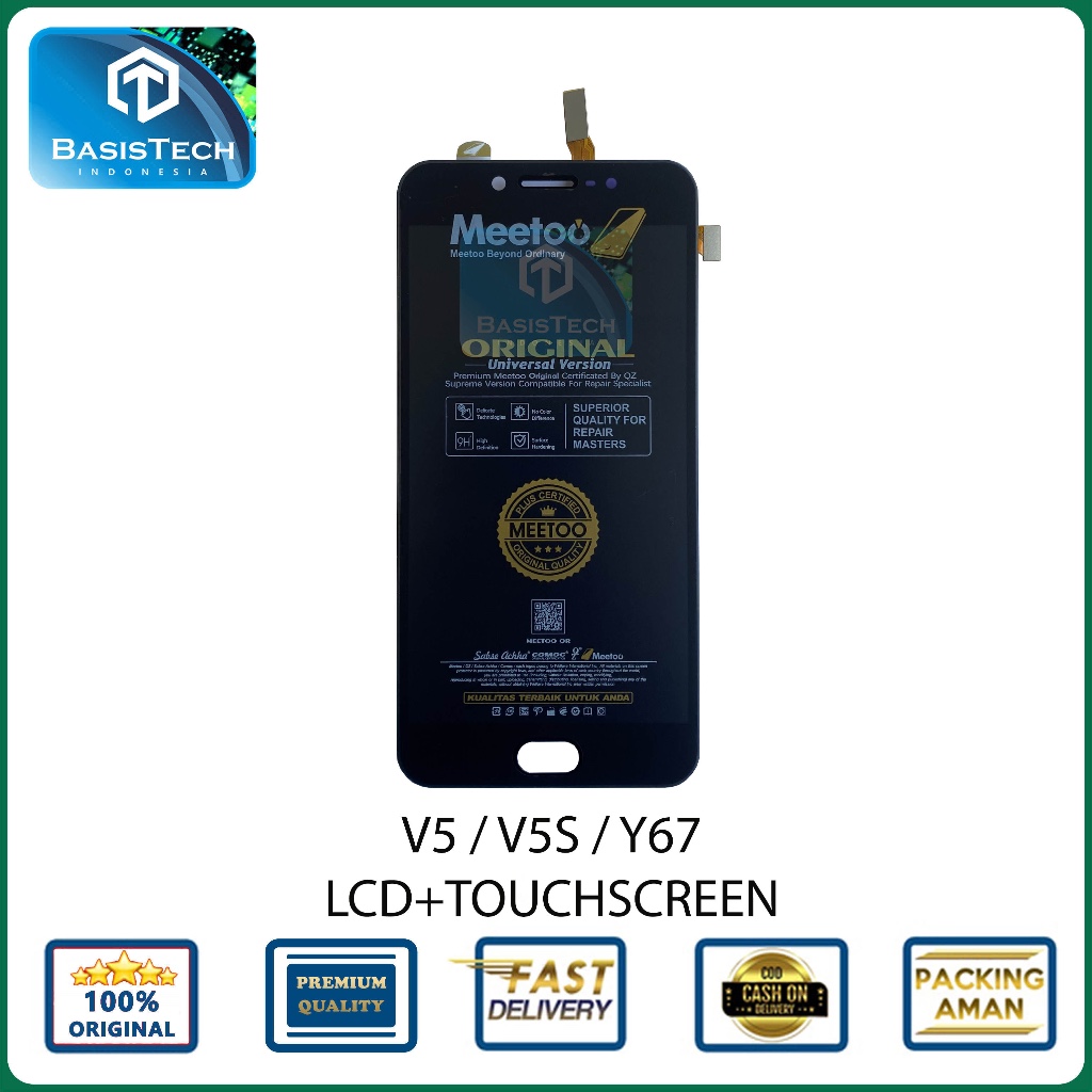 Jual LCD VIVO V5 - V5S - Y67 +TOUCHSCREEN - MEETOO ORIGINAL | Shopee ...