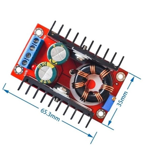 Jual Module Step Up 150W Boost Converter DC to DC 10-32V to 12-35V ...
