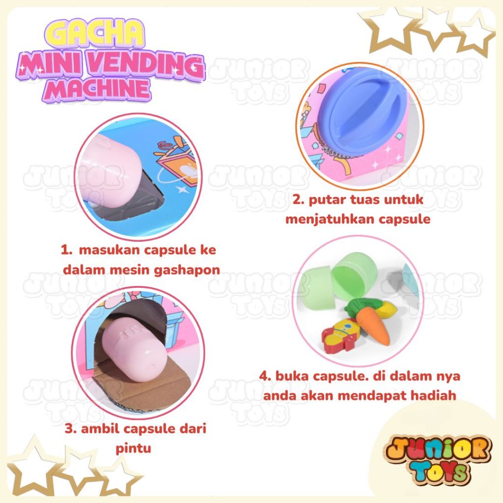 Jual Gachapon Machine Mini Game Mainan Gacha Kapsul Surprise Toys ...