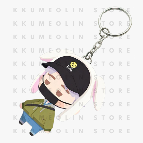 Jual KSA - BTS In The Seom Jimin Airport Rabbit Hat Keyring | BTS In ...