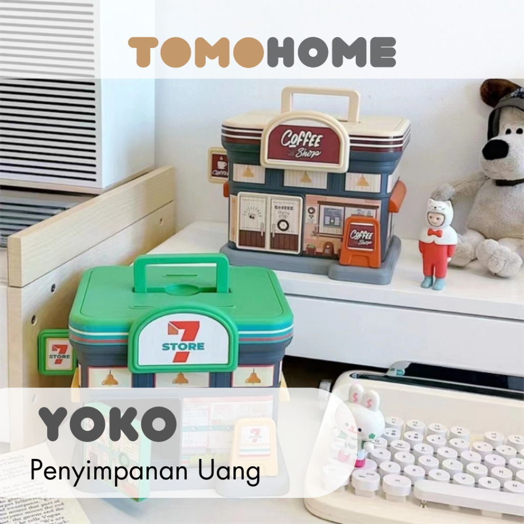 Jual TOMO - YOKO Celengan Unik Piggy Bank Money Aesthetic Tabungan Anak Savings Minimalis Book ...