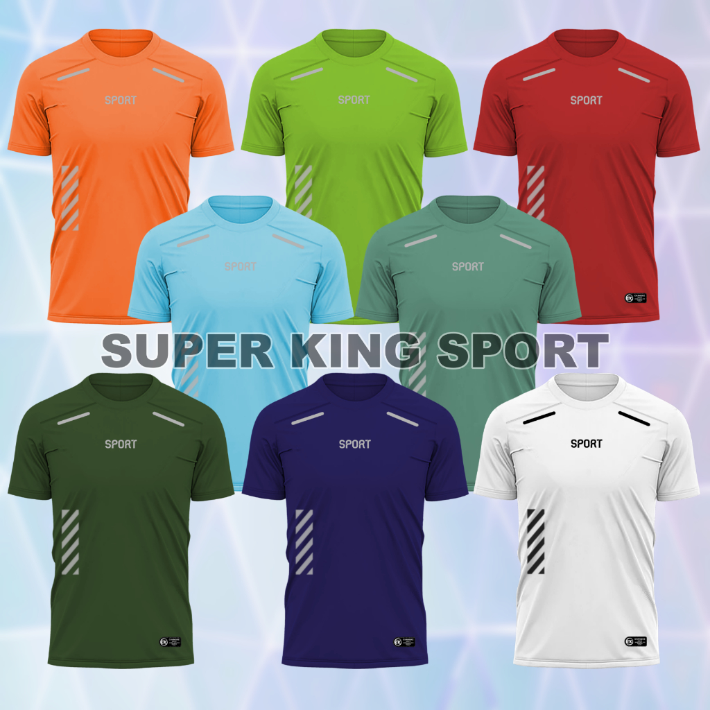 Jual BAJU OLAHRAGA DRI-FIT IMPORT TRAINING KAOS GYM VOLLY BADMINTON SEPAK BOLA FUTSAL SENAM ...