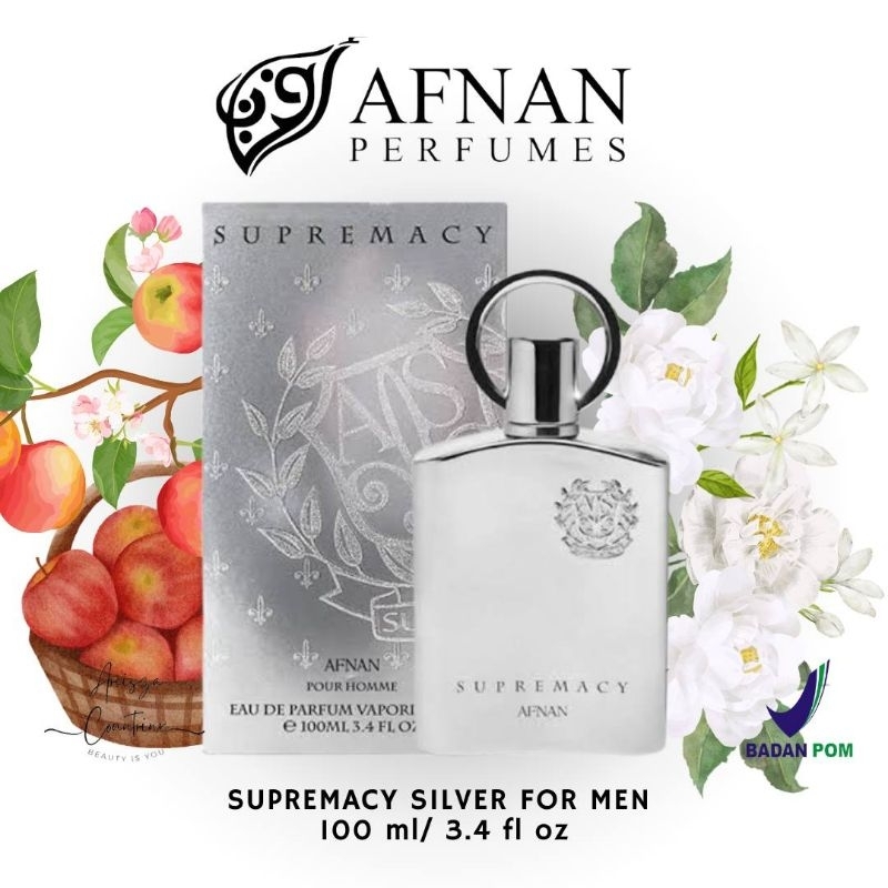 Jual Parfum Afnan Supremacy Silver For Men EDP 100ml /150ml | Shopee ...