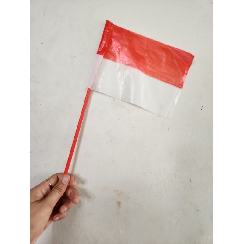 Jual [5 BATANG] STIK MERAH PUTIH GAGANG TANGKAI BENDERA STIK BALON ...