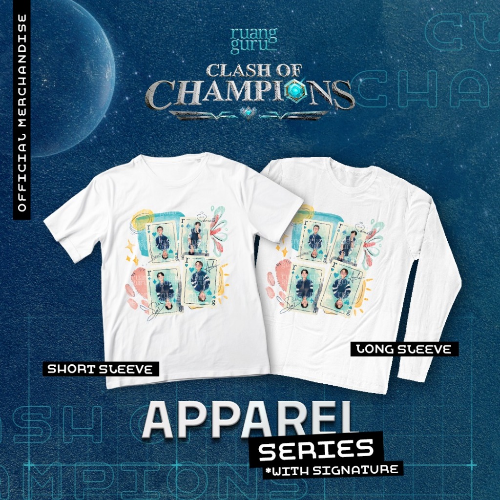 Jual Clash of Champions Exclusive Merchandise - T-Shirt NUS Yunus ...